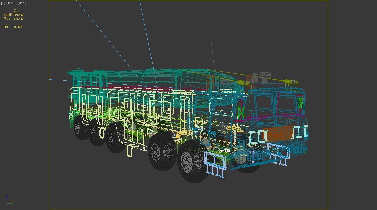 china CSS5 DH21 ballistic missile 3D model | CGTrader