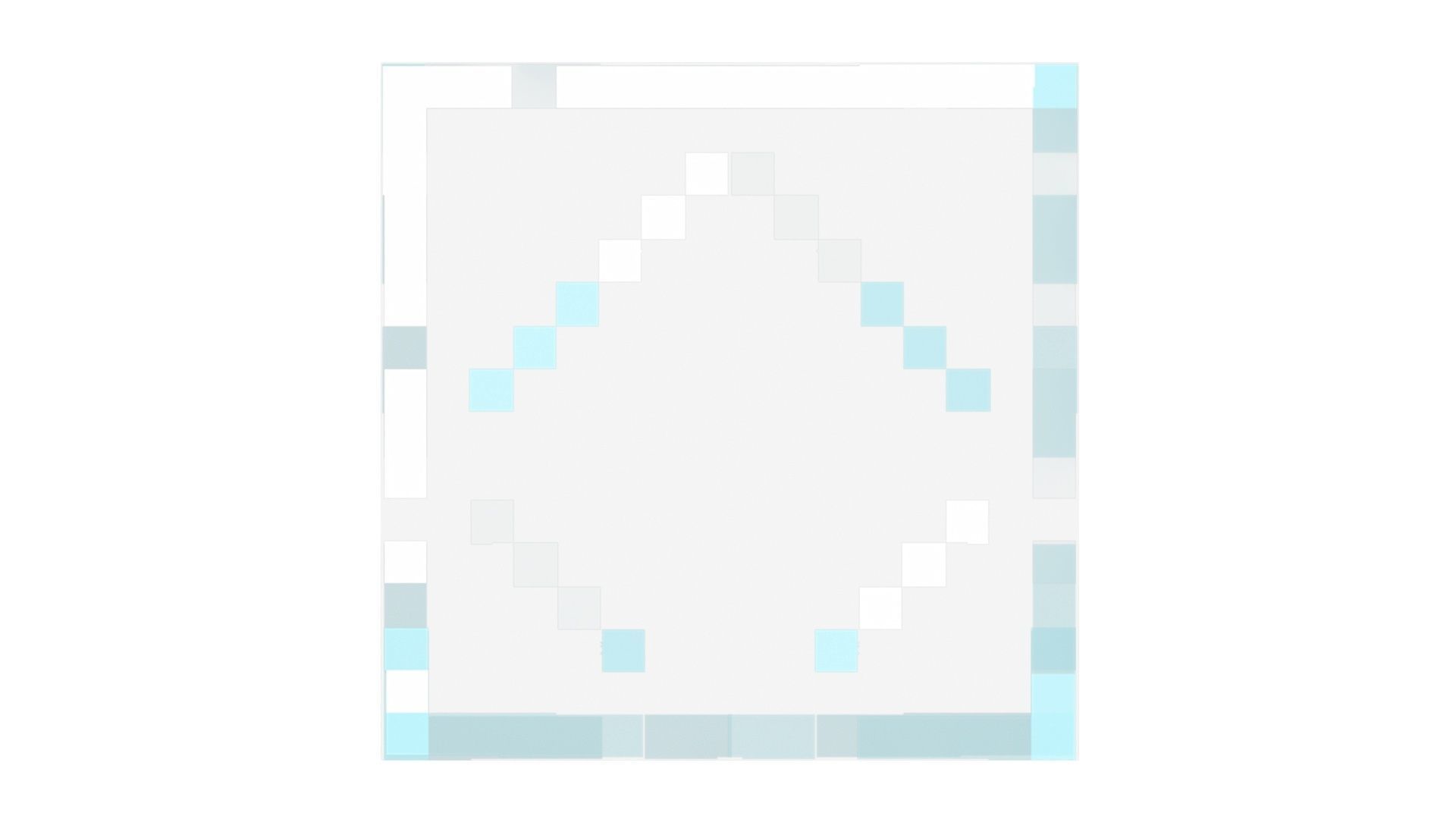 Minecraft Glass Block 3D model | CGTrader