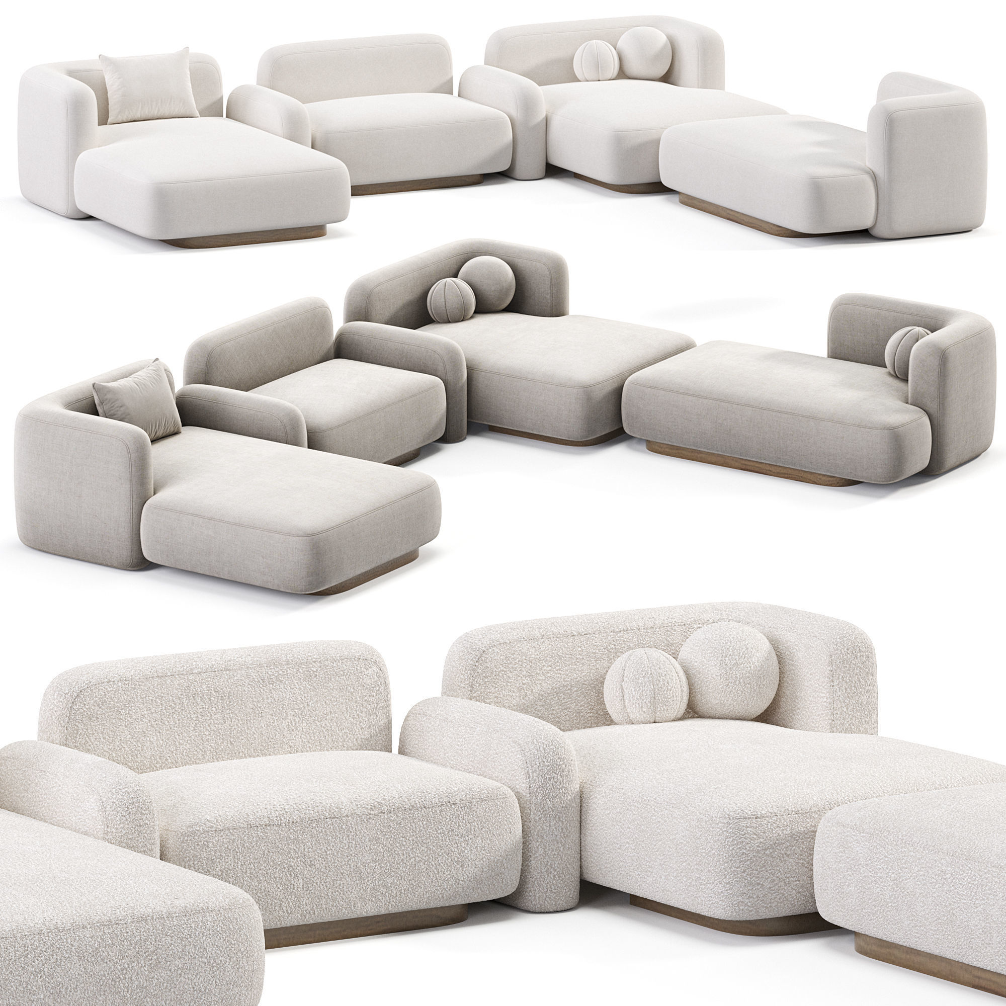 Pop Sofa N3 By Kookudesign 3D model | CGTrader