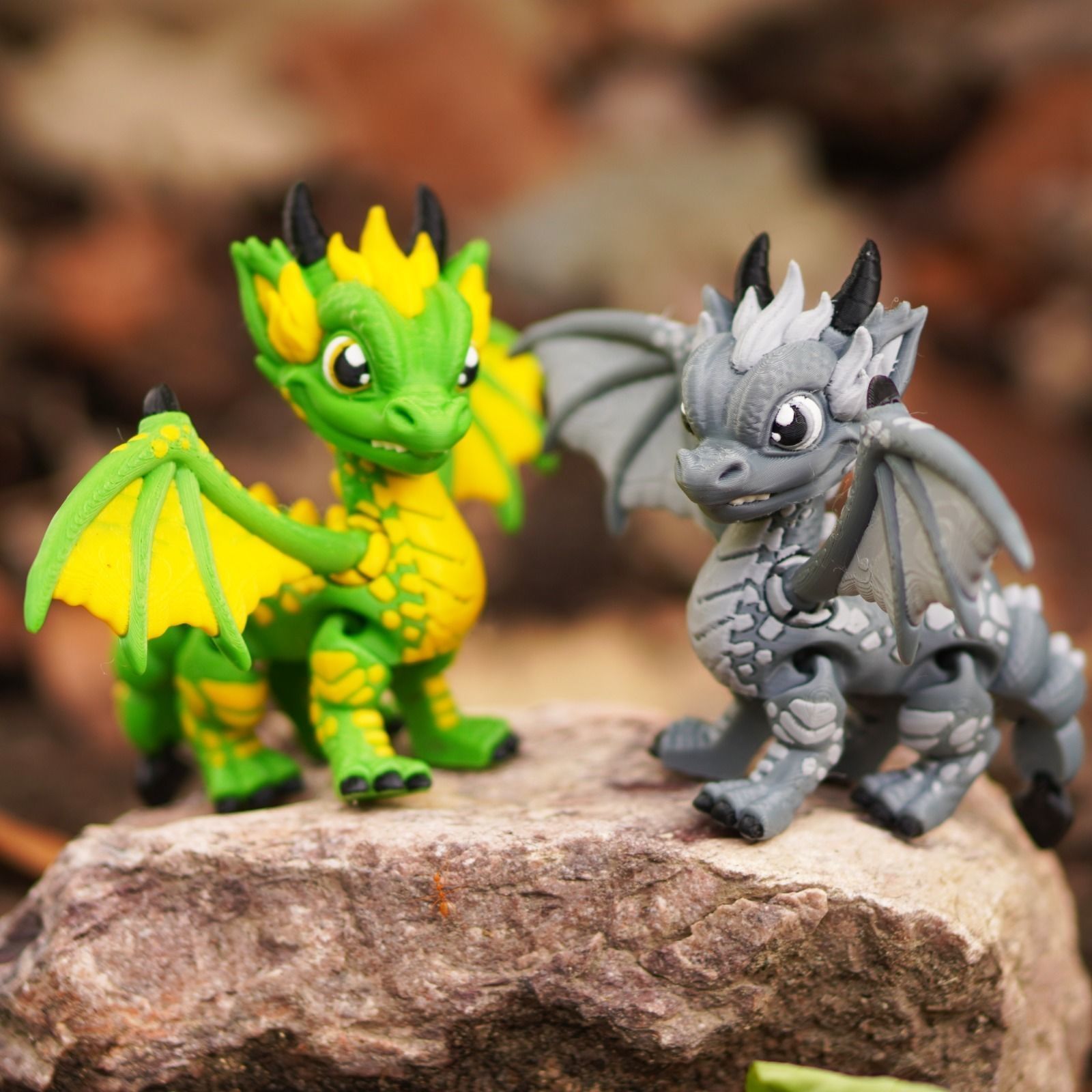 PRINT-IN-PLACE CUTE FLEXI WESTERN DRAGON ARTICULATED 3D model 3D ...