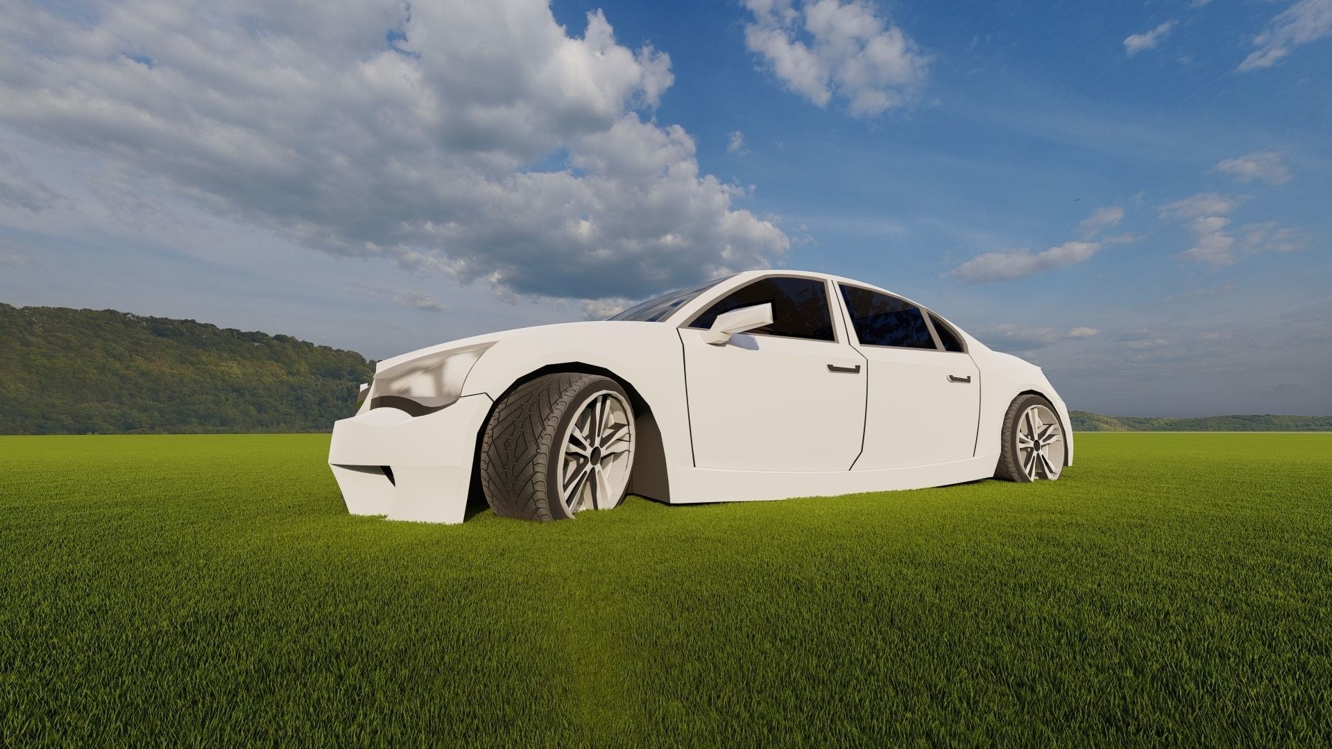 the car is modern 3D model | CGTrader