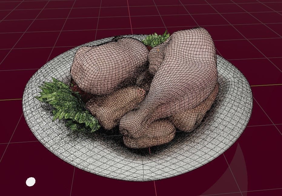 3D model Fresh Chicken VR / AR / low-poly | CGTrader