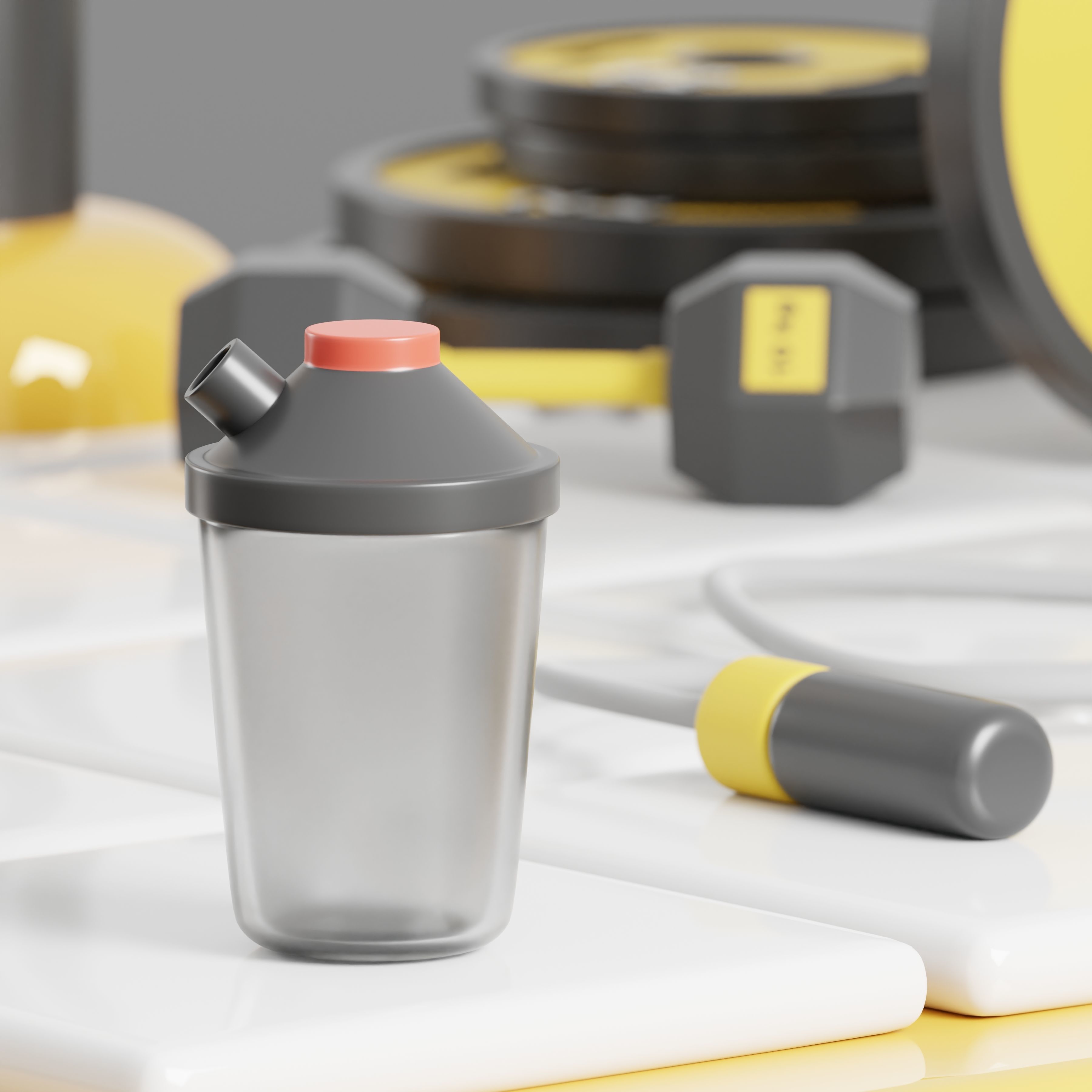 Gym isometric 3D model | CGTrader