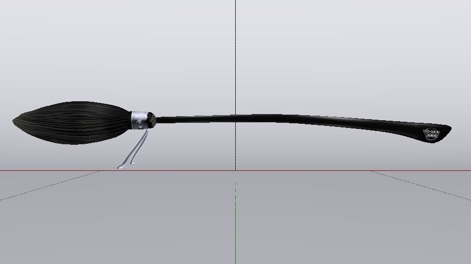 3D model Nimbus 2001 - Broomstick VR / AR / low-poly | CGTrader