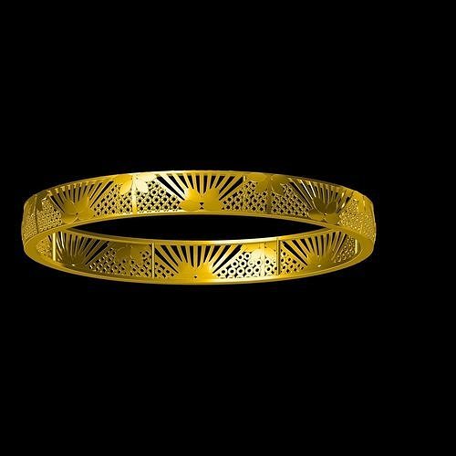 BAngle gold plated 3D model 3D printable | CGTrader