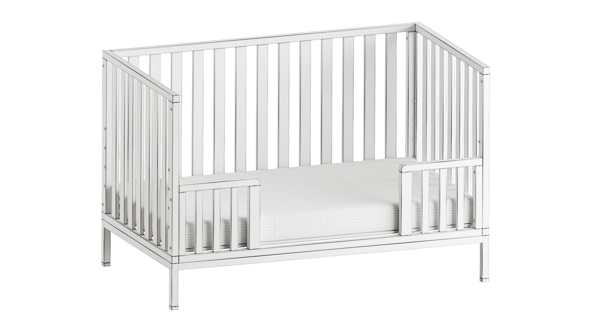 LUMA Crib by Nursery Works 3D model | CGTrader