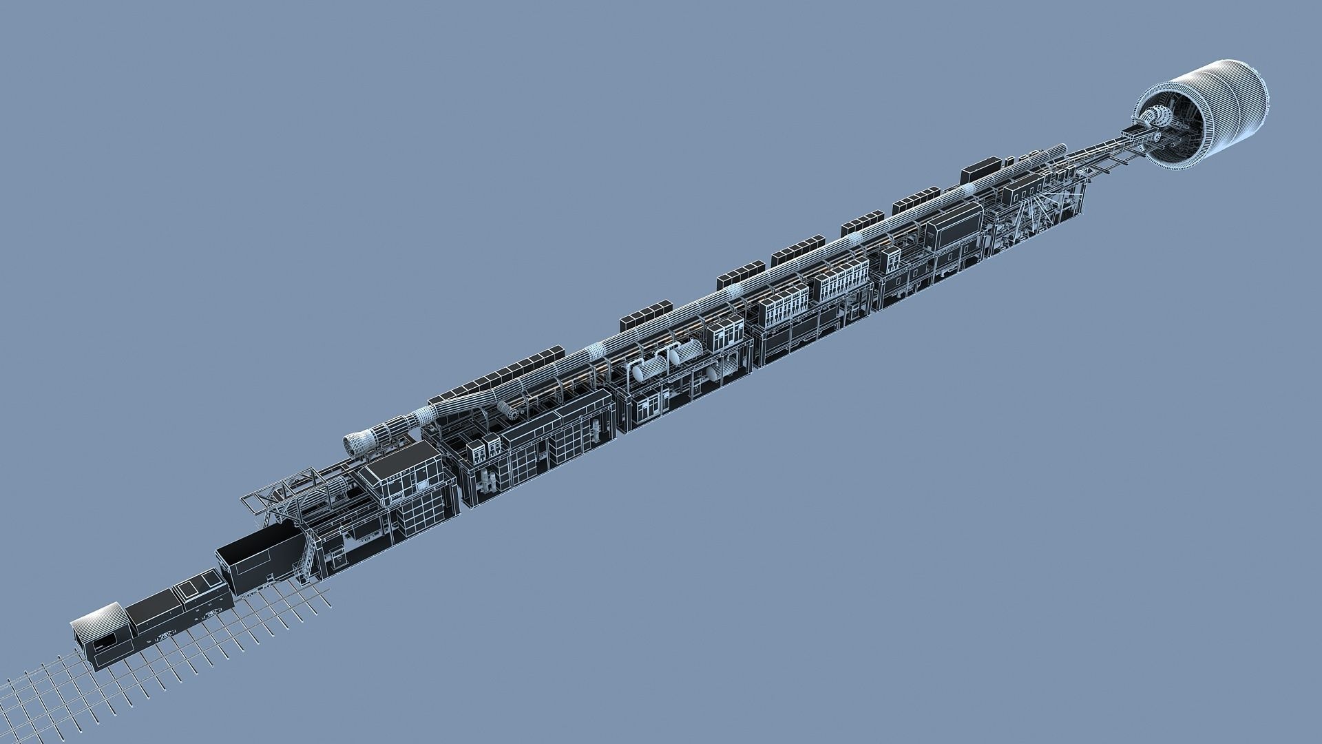 Tunnel boring machine 3D model | CGTrader