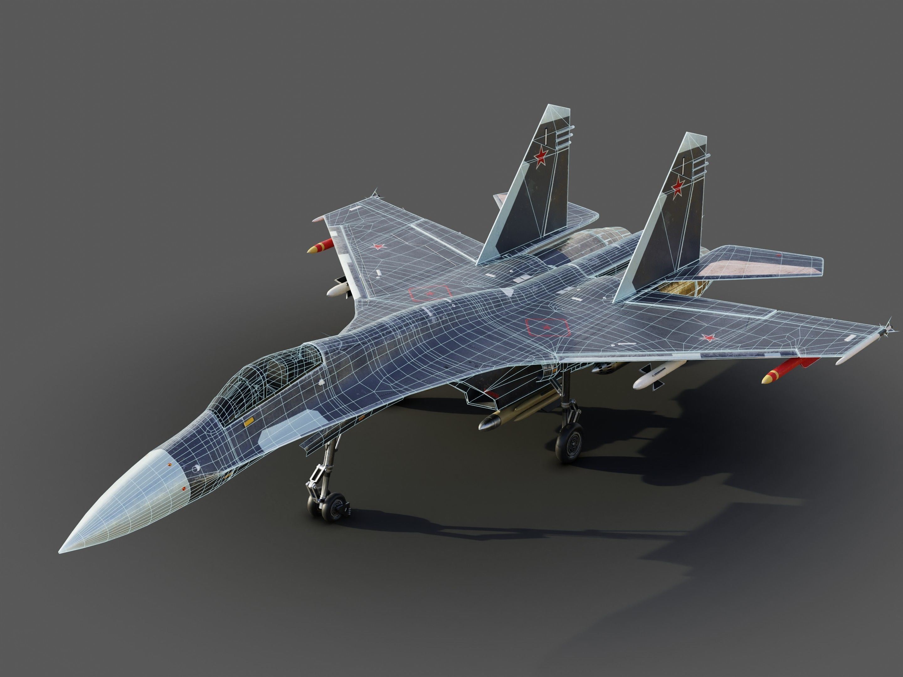 Sukhoi Su-35 3D model | CGTrader
