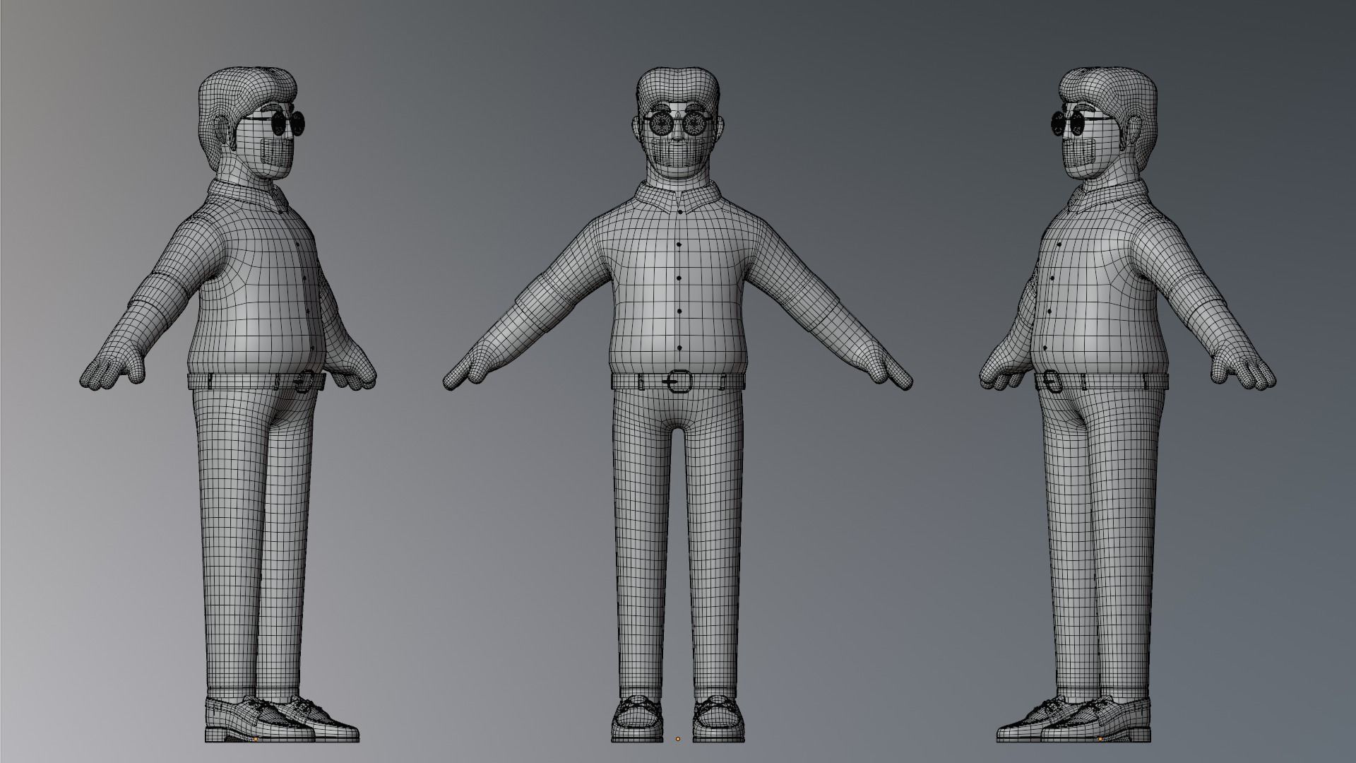 3D model Minimal People Man Character 1004 VR / AR / low-poly | CGTrader