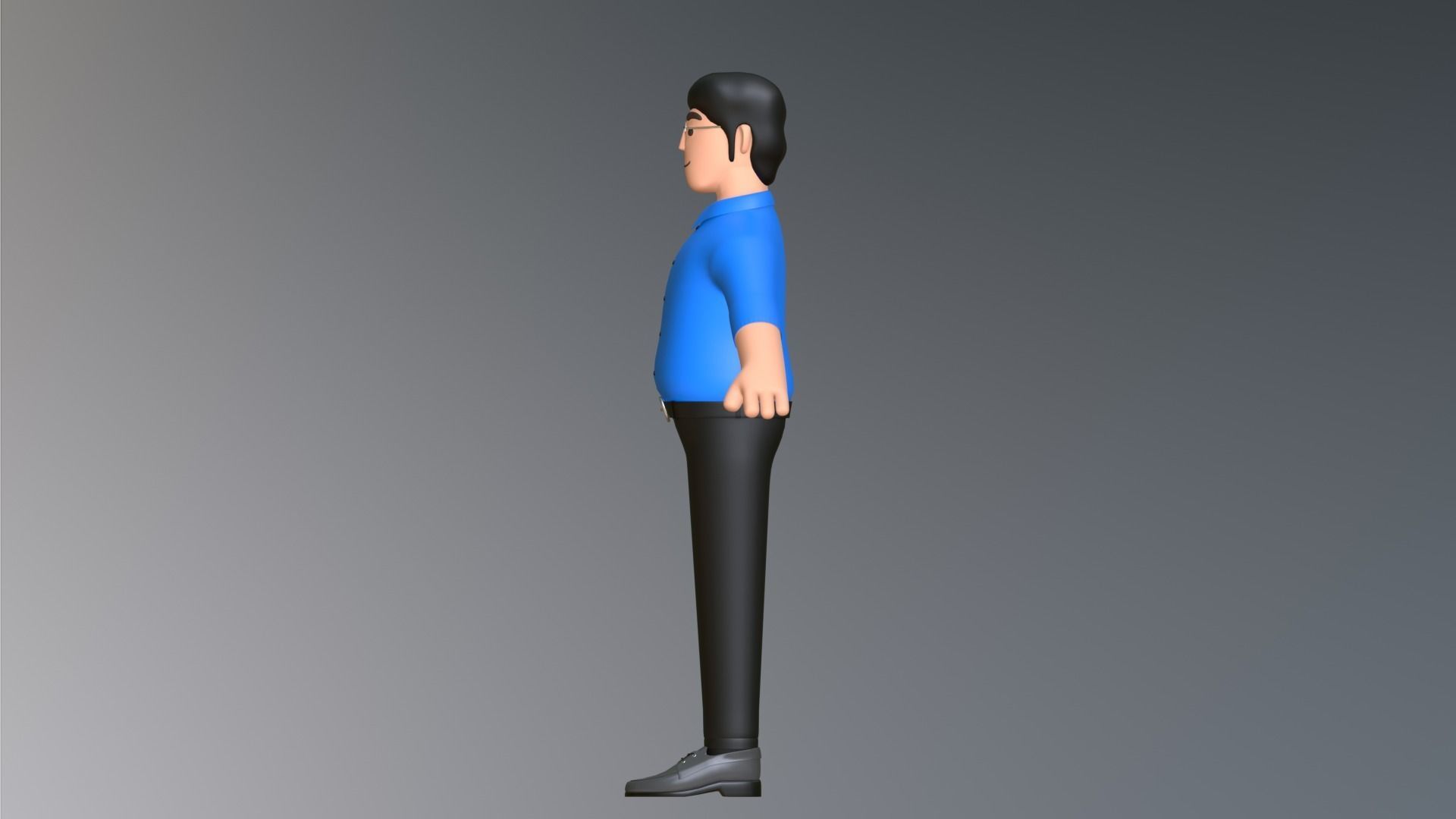 3D model Minimal People Man Character 1004 VR / AR / low-poly | CGTrader