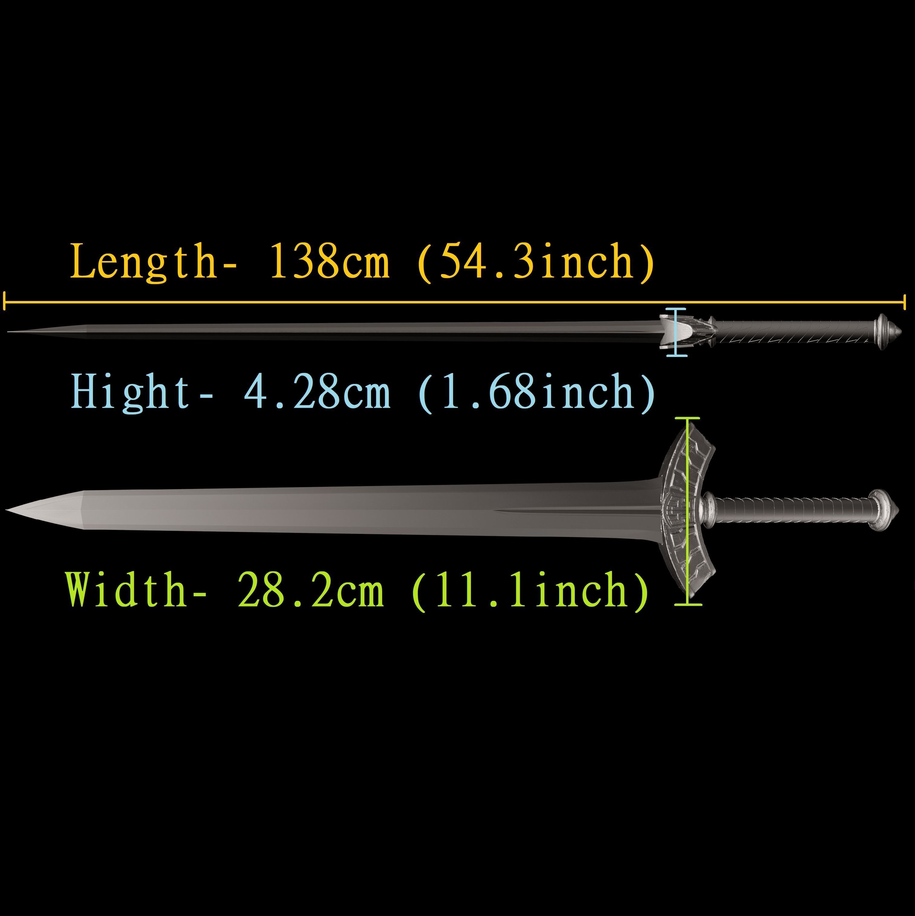 ZACK 2ed CLASS SHINRA SOLDIER SWORD 3D PRINT -FF7CC REUNION-STL 3D ...