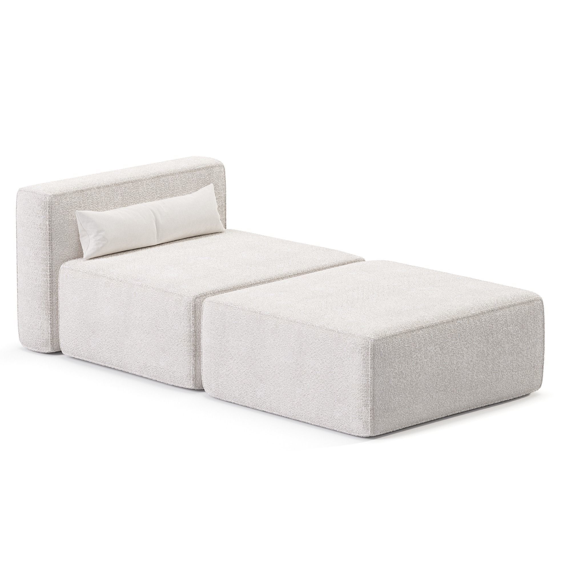 Mix Modular Chaise free 3D model | CGTrader