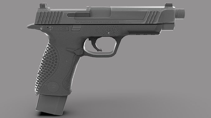 PF45 Model 3D model | CGTrader