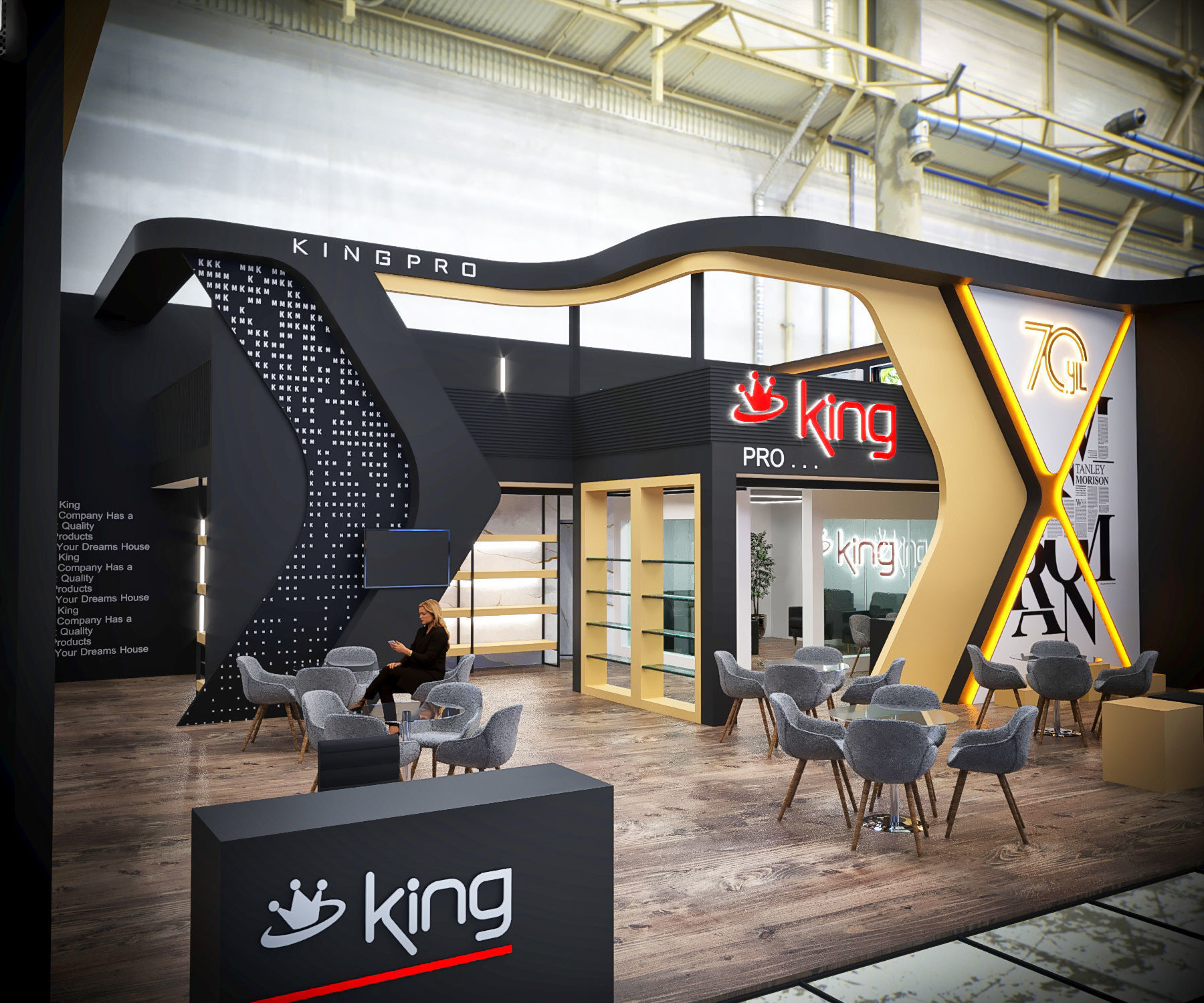 3D model New Exhibition Design model VR / AR / low-poly | CGTrader