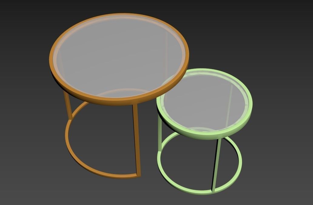 DOUBLE TABLES free 3D model 3D printable | CGTrader