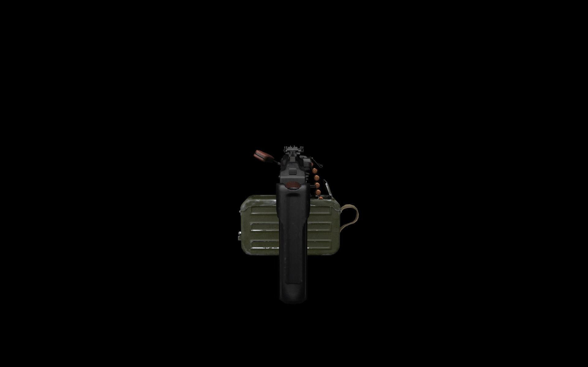 3D model PKM light machine gun VR / AR / low-poly | CGTrader