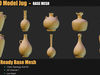 3D model 30 3D Jug Models In Maya For Game And Animation VR / AR / low ...