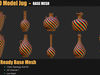3D model 30 3D Jug Models In Maya For Game And Animation VR / AR / low ...