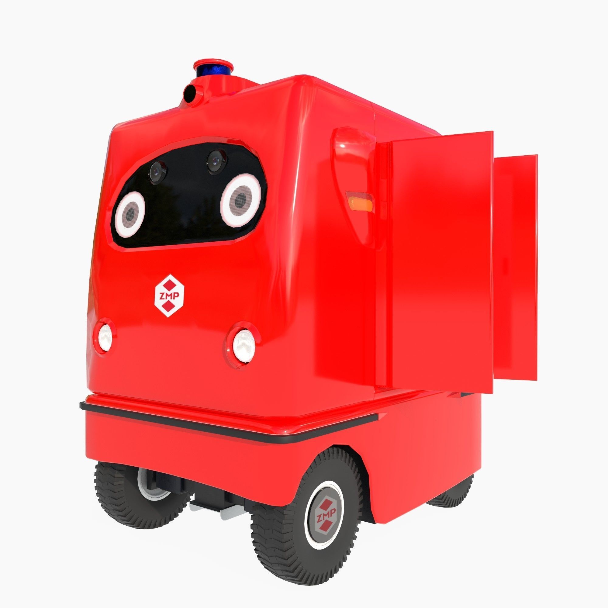 Japanese delivery robot Deliro 3D model | CGTrader