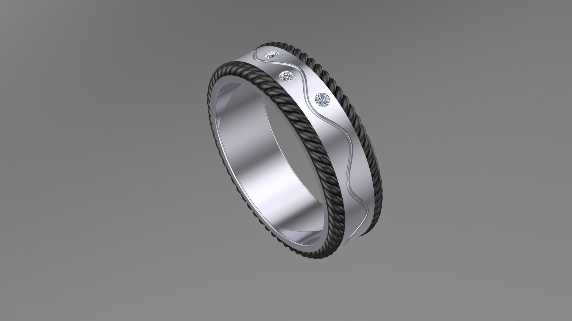 Wedding band 3d model Printable Model 3D model 3D printable | CGTrader