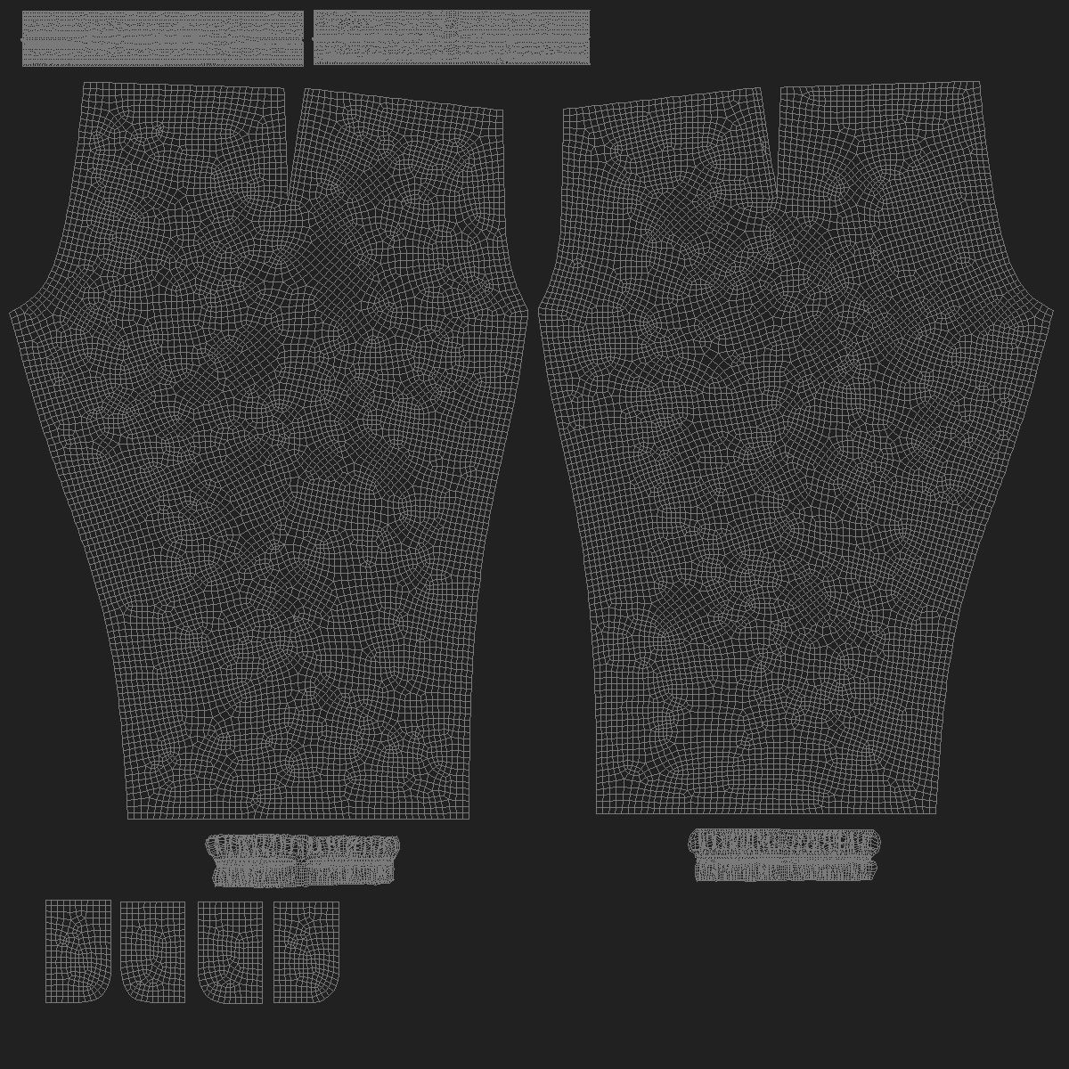 3D model Melange Sport Sweatpants - sporty joggers pants VR / AR / low ...