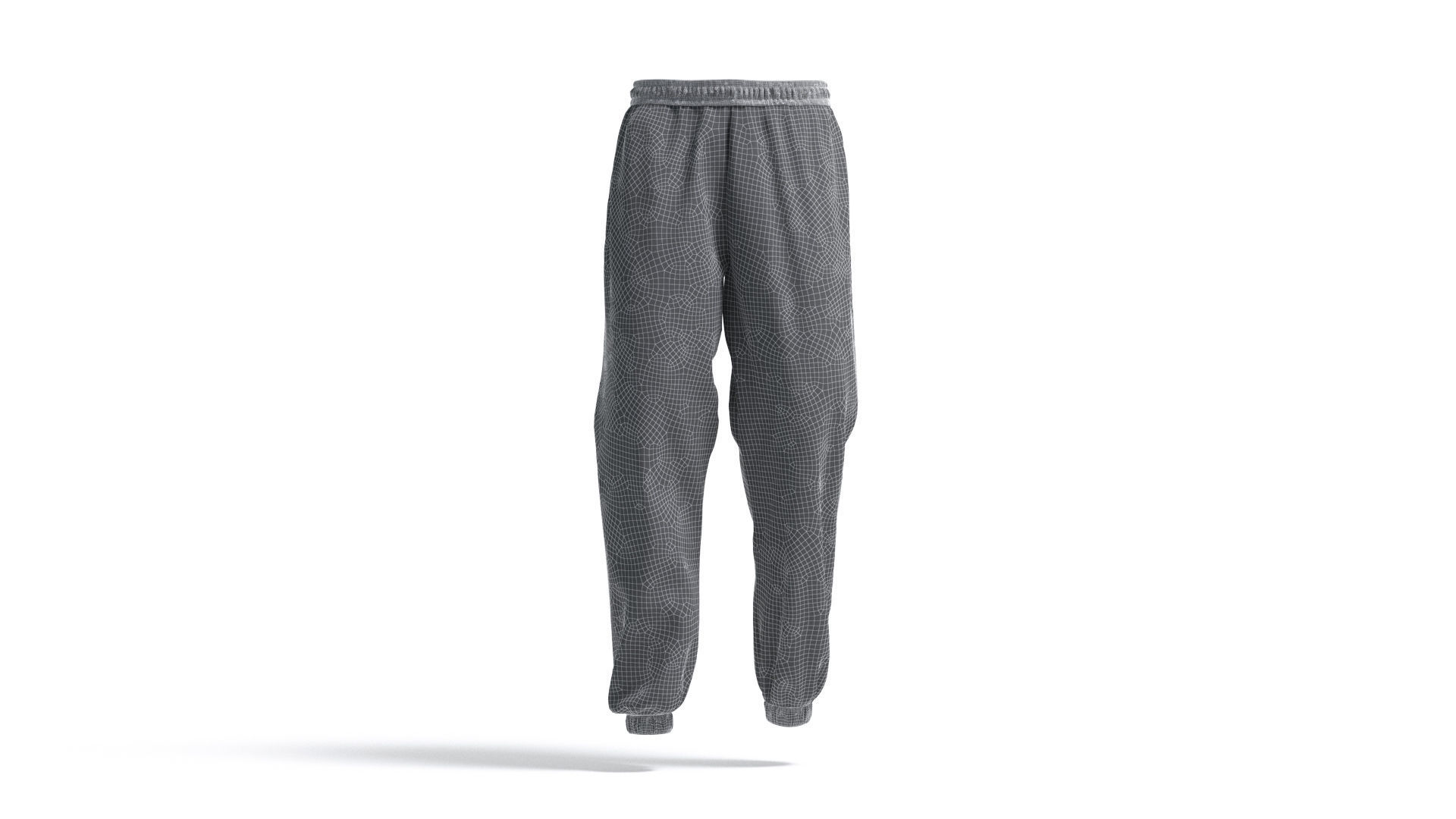 3D model Melange Sport Sweatpants - sporty joggers pants VR / AR / low ...