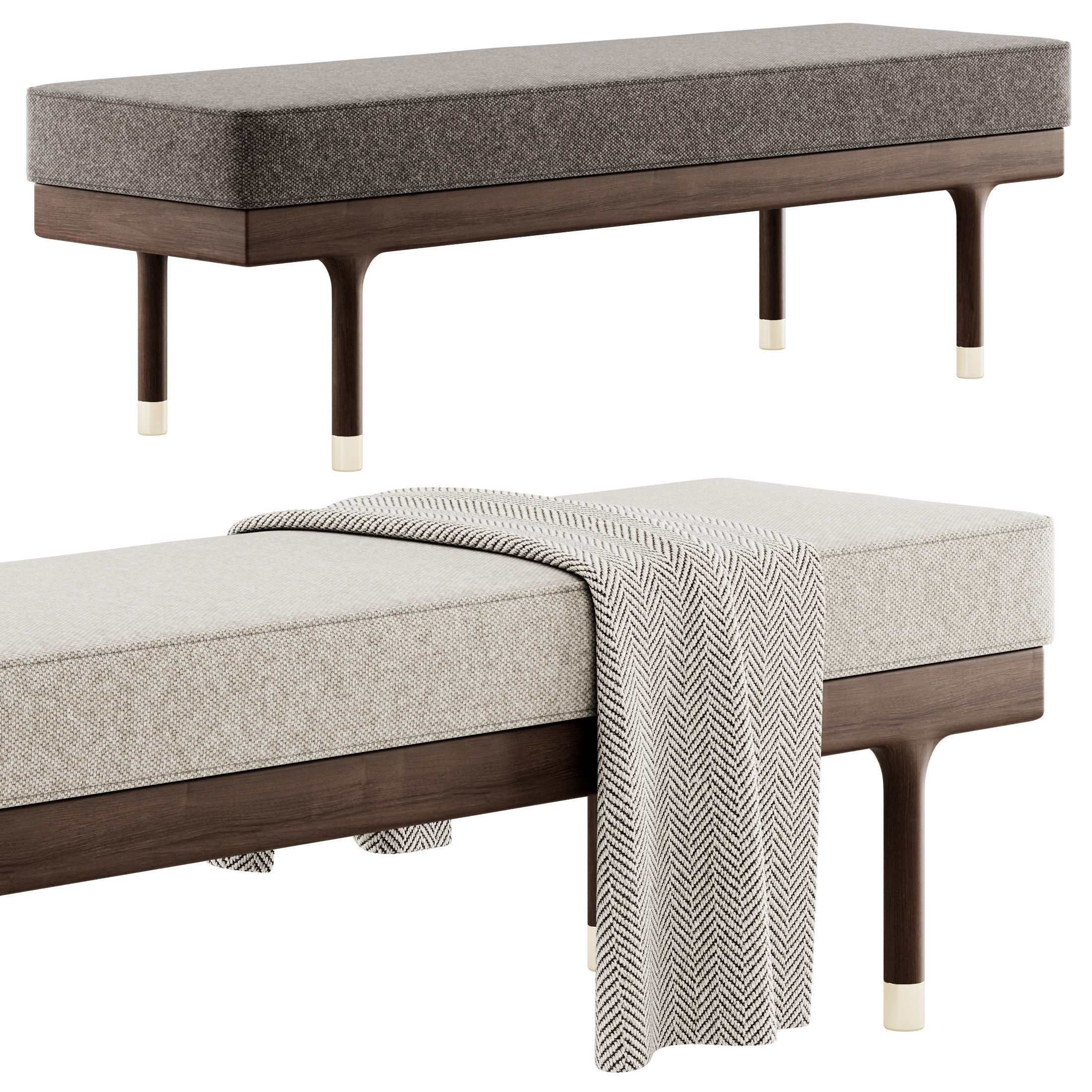 Simple Bench by Kalon Studios 3D model | CGTrader