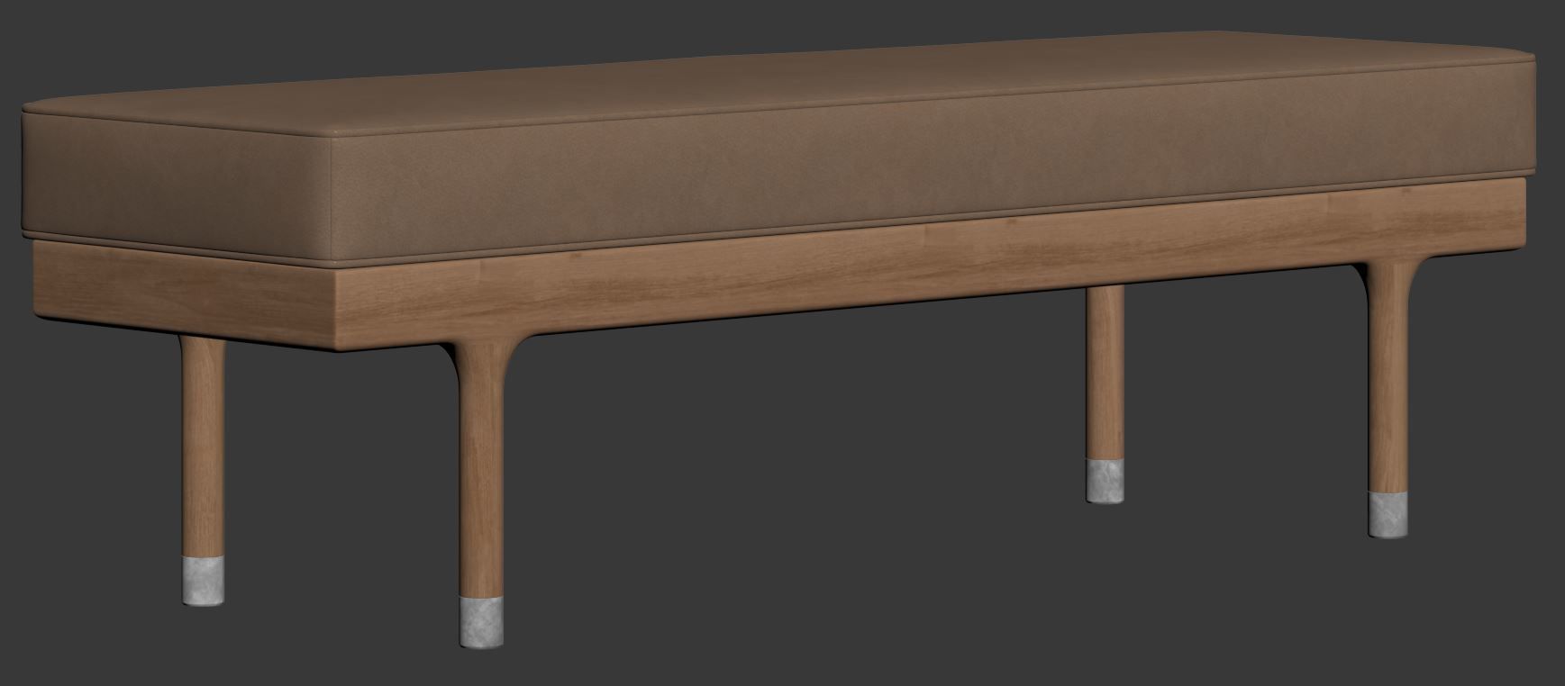 Simple Bench by Kalon Studios 3D model | CGTrader