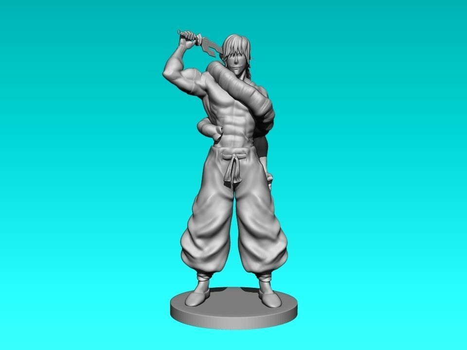 TOJI FUSHIGURO - JUJUTSU KAISEN 3D model 3D printable | CGTrader