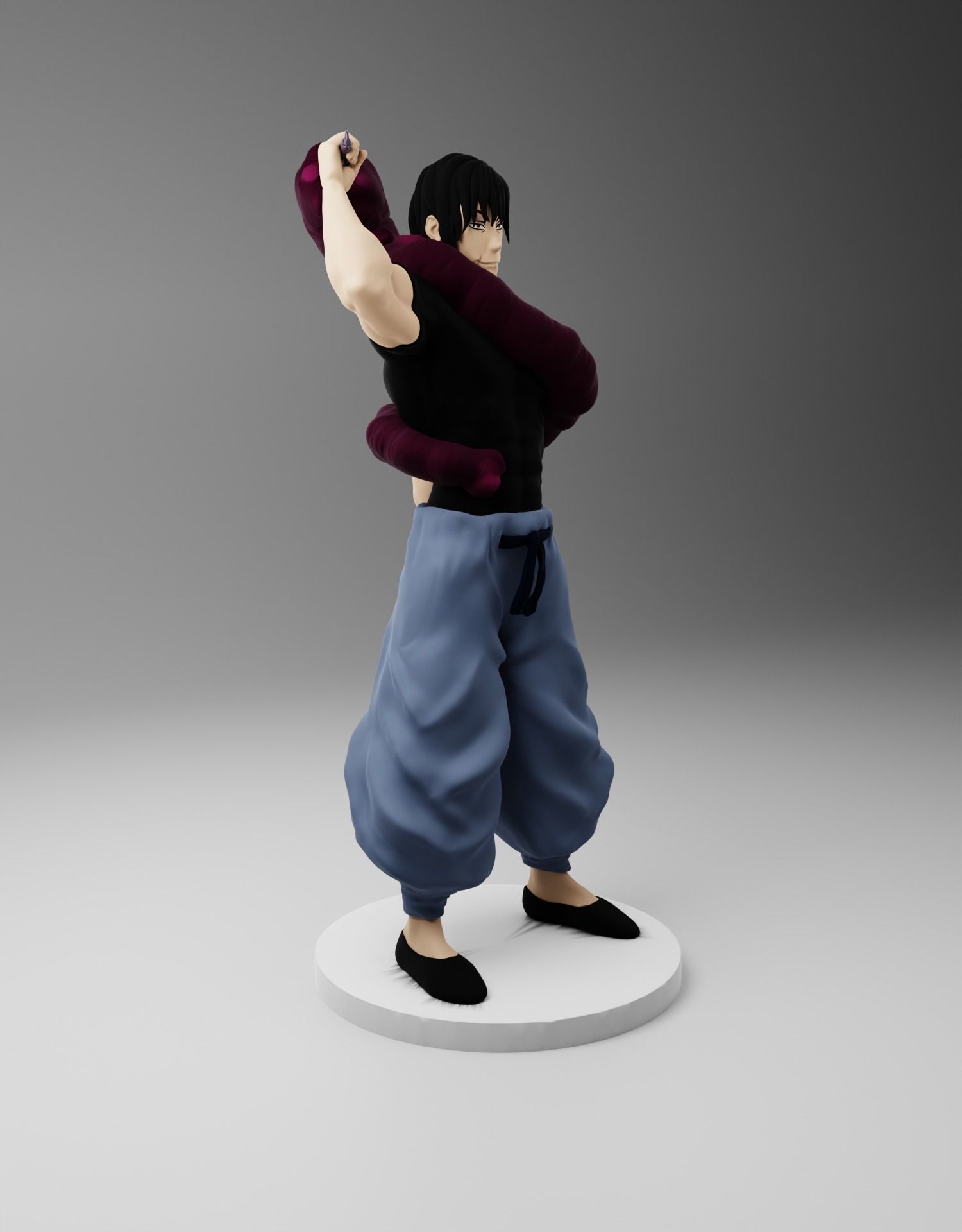 TOJI FUSHIGURO - JUJUTSU KAISEN 3D model 3D printable | CGTrader