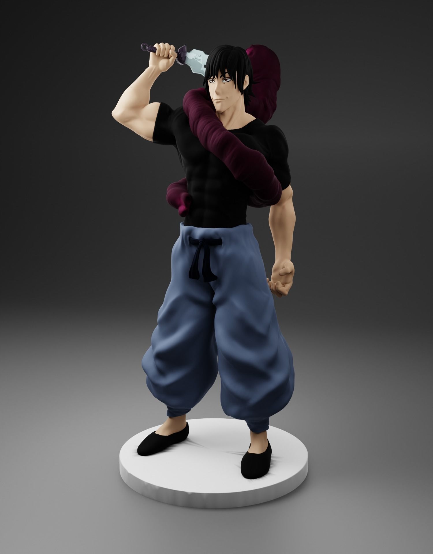 TOJI FUSHIGURO - JUJUTSU KAISEN 3D model 3D printable | CGTrader