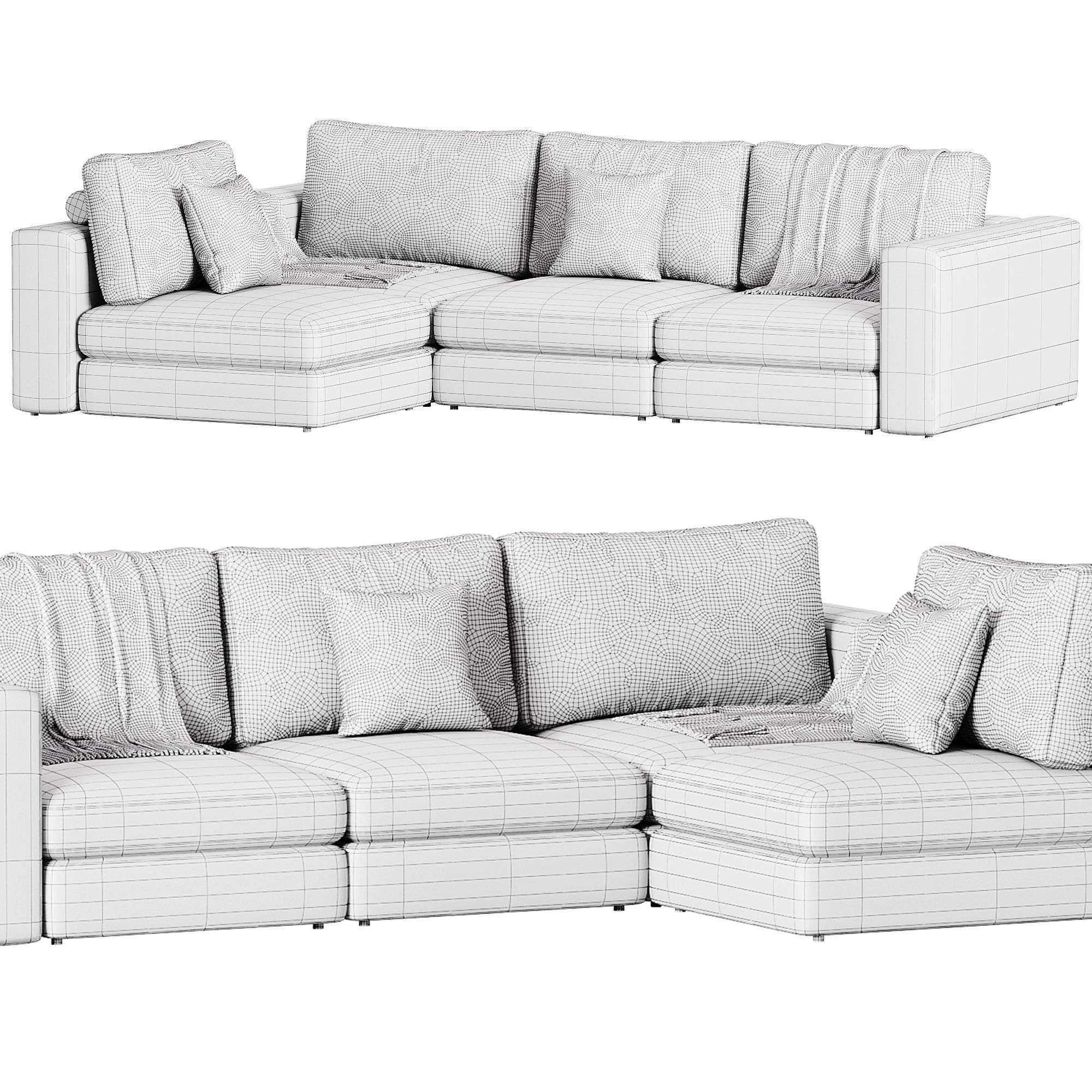 Soho Sofa By Blanche 3D model | CGTrader