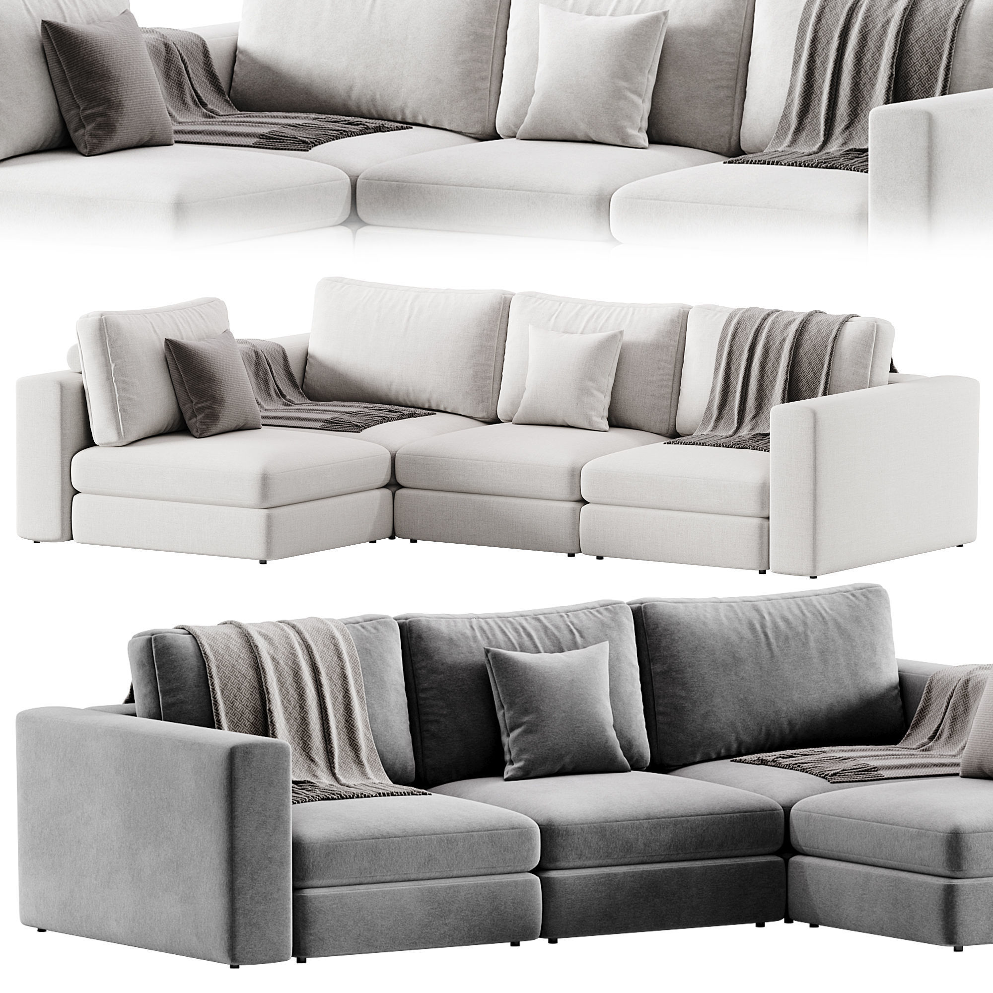 Soho Sofa By Blanche 3D model | CGTrader
