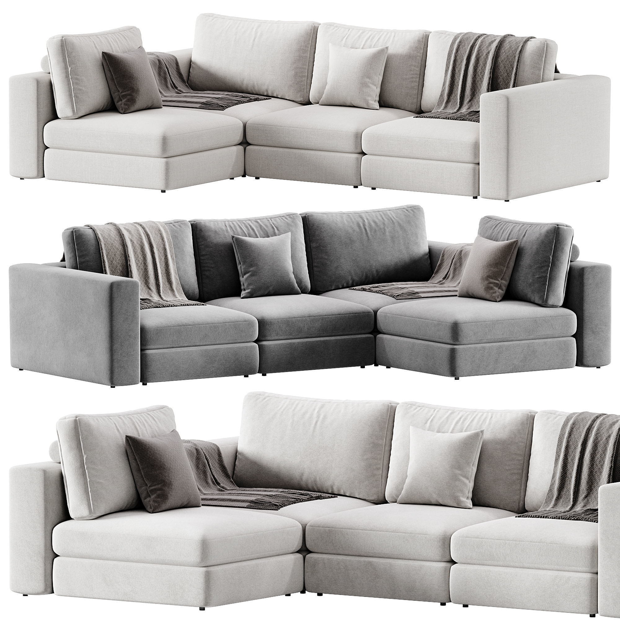 Soho Sofa By Blanche 3D model | CGTrader