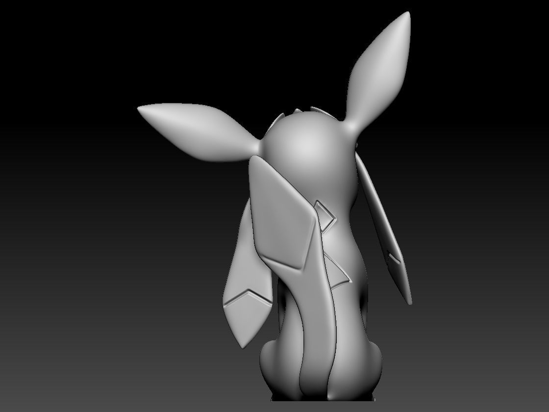 Glaceon 3D model 3D printable | CGTrader