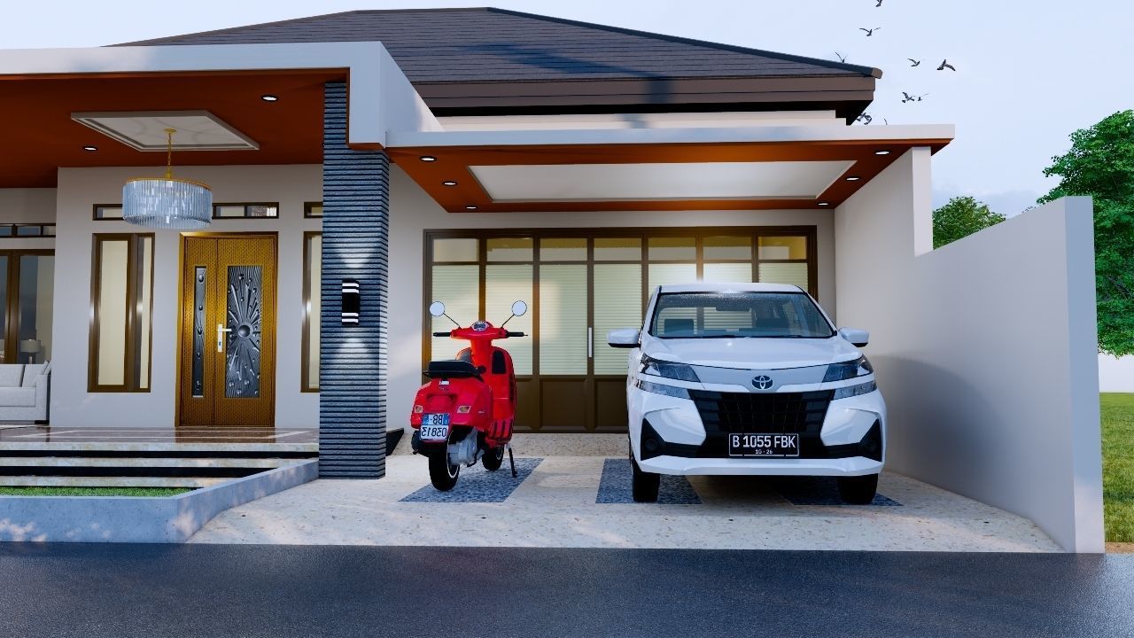 1 Floor Modern House Design Full Interior Paket 3D model | CGTrader