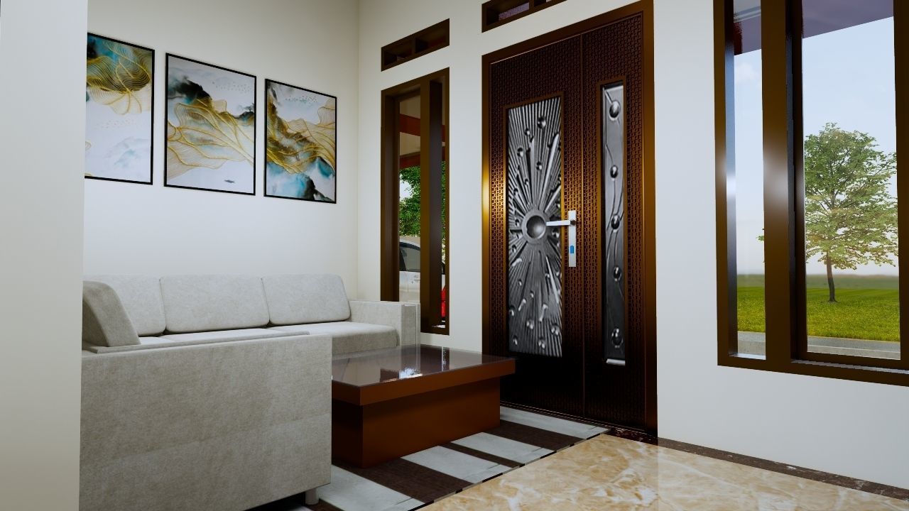 1 Floor Modern House Design Full Interior Paket 3D model | CGTrader