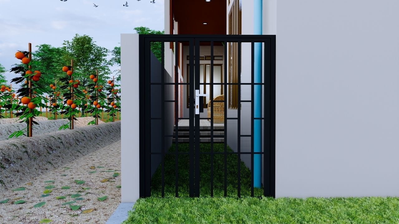 1 Floor Modern House Design Full Interior Paket 3D model | CGTrader