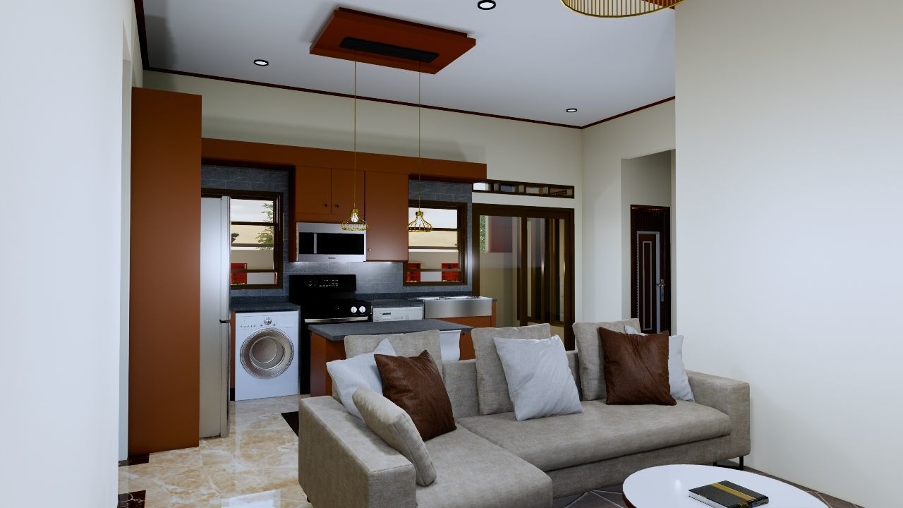 1 Floor Modern House Design Full Interior Paket 3D model | CGTrader