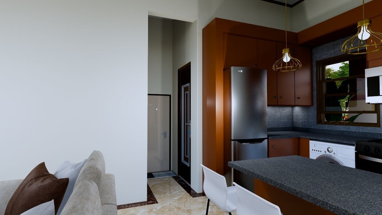 1 Floor Modern House Design Full Interior Paket 3D model | CGTrader