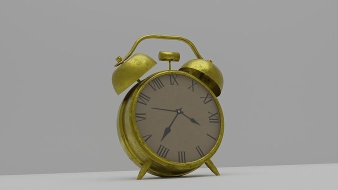 Antique Clock free 3D model | CGTrader