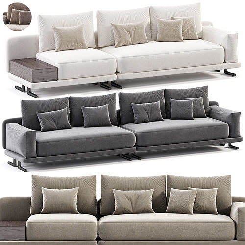 Poliform Mondrian sofa 3D model | CGTrader