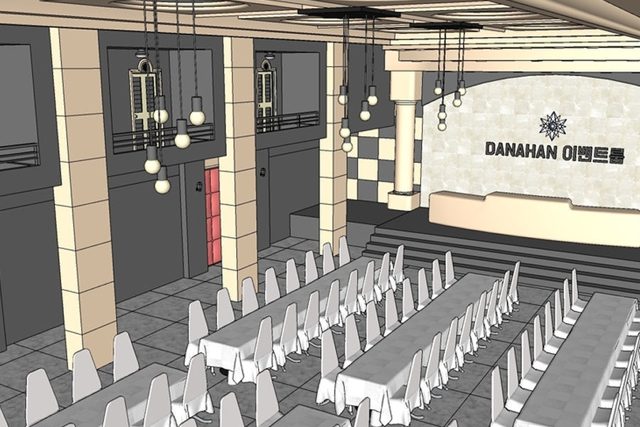 DanaHan Banquet Hall 3D model | CGTrader