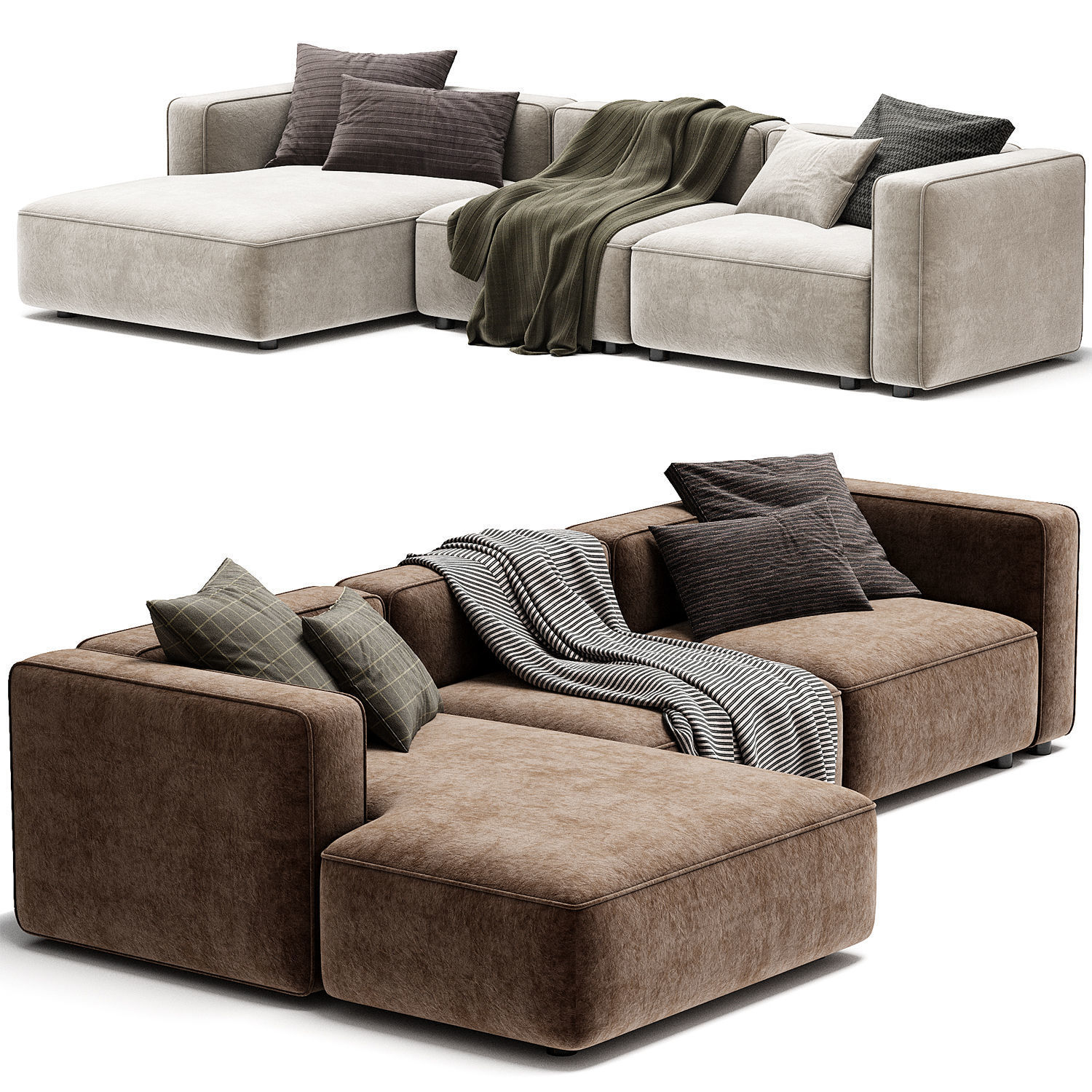 BASECAMP XL CHAISE LOUNGE Sofa 3D model | CGTrader