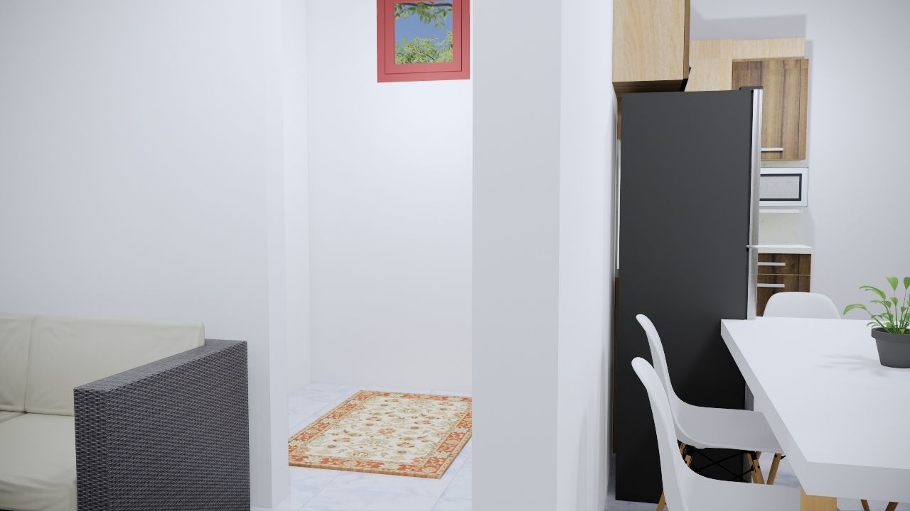 1 Floor Modern House Design Full Interior 3D model | CGTrader