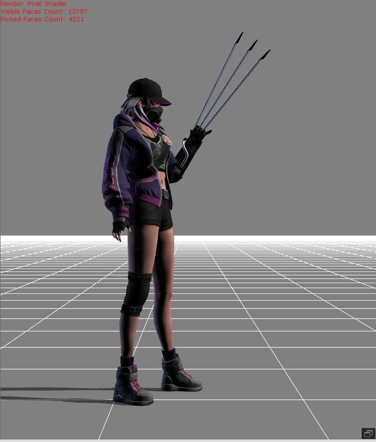 3D model Natalia Cyber Spectre VR / AR / low-poly | CGTrader