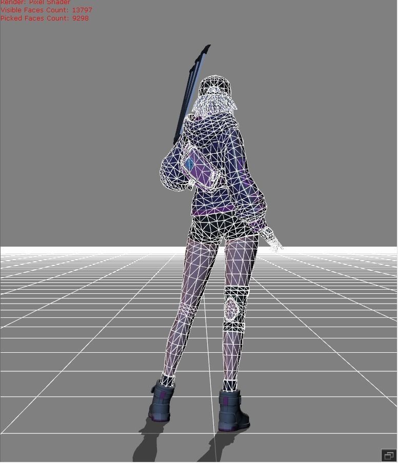 3D model Natalia Cyber Spectre VR / AR / low-poly | CGTrader