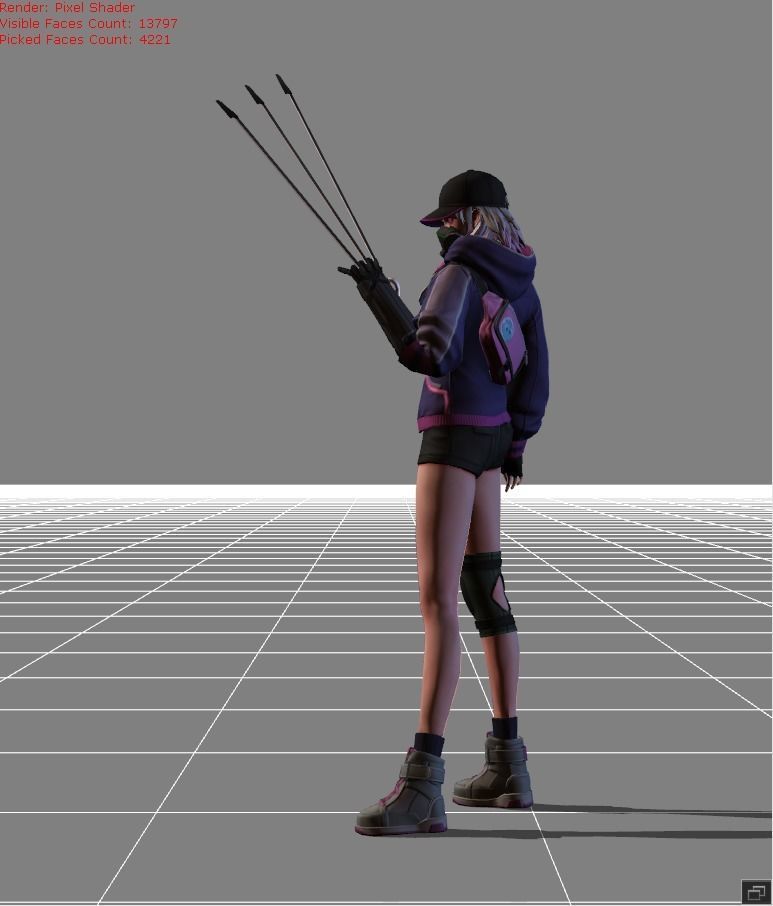 3D model Natalia Cyber Spectre VR / AR / low-poly | CGTrader