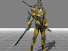 3D model Saber Golden Flash VR / AR / low-poly | CGTrader