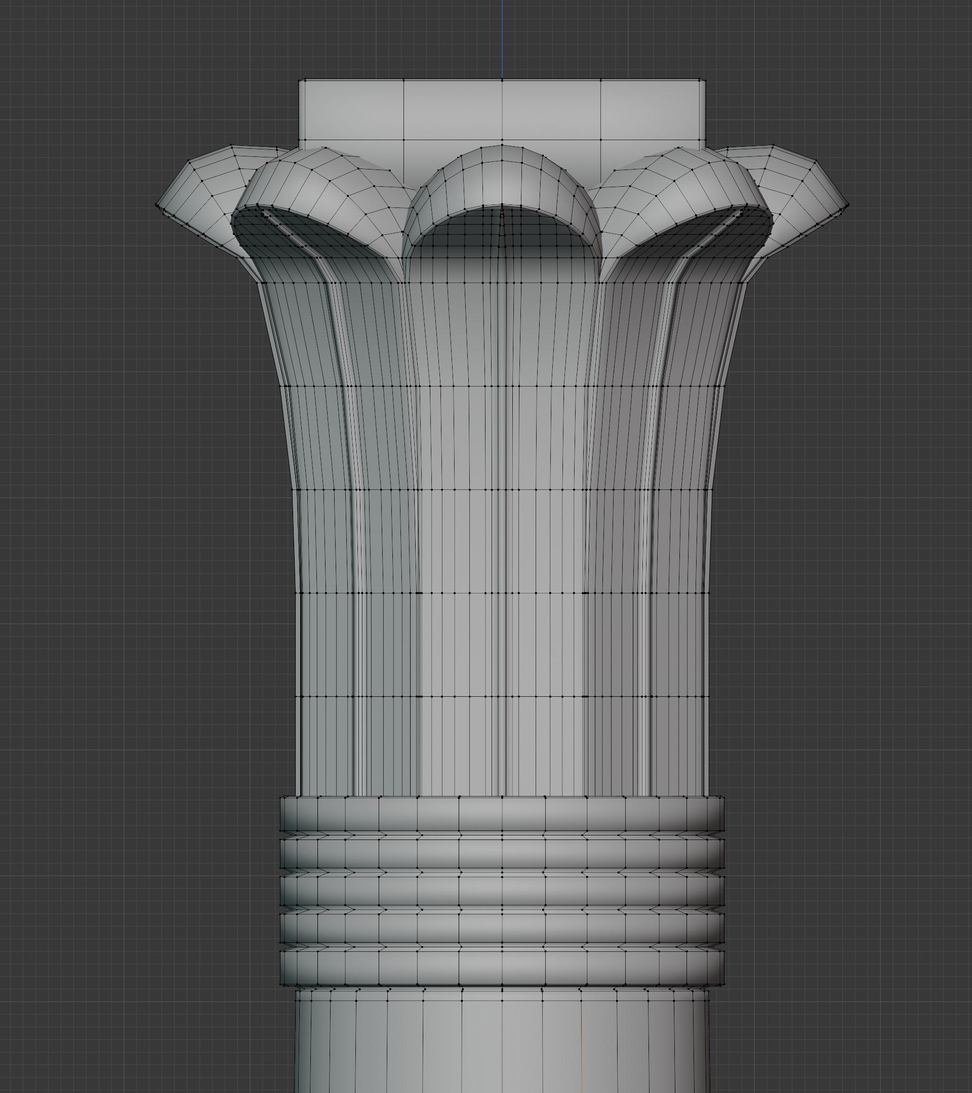 Ancient Egyptian Palm Column 3D model | CGTrader